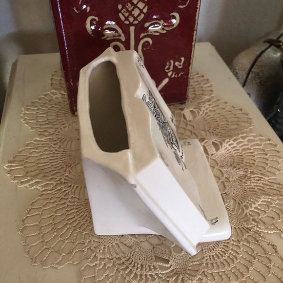 Vintage | Accents | Vintage Ceramic 25th Anniversary Open Book Planter ...